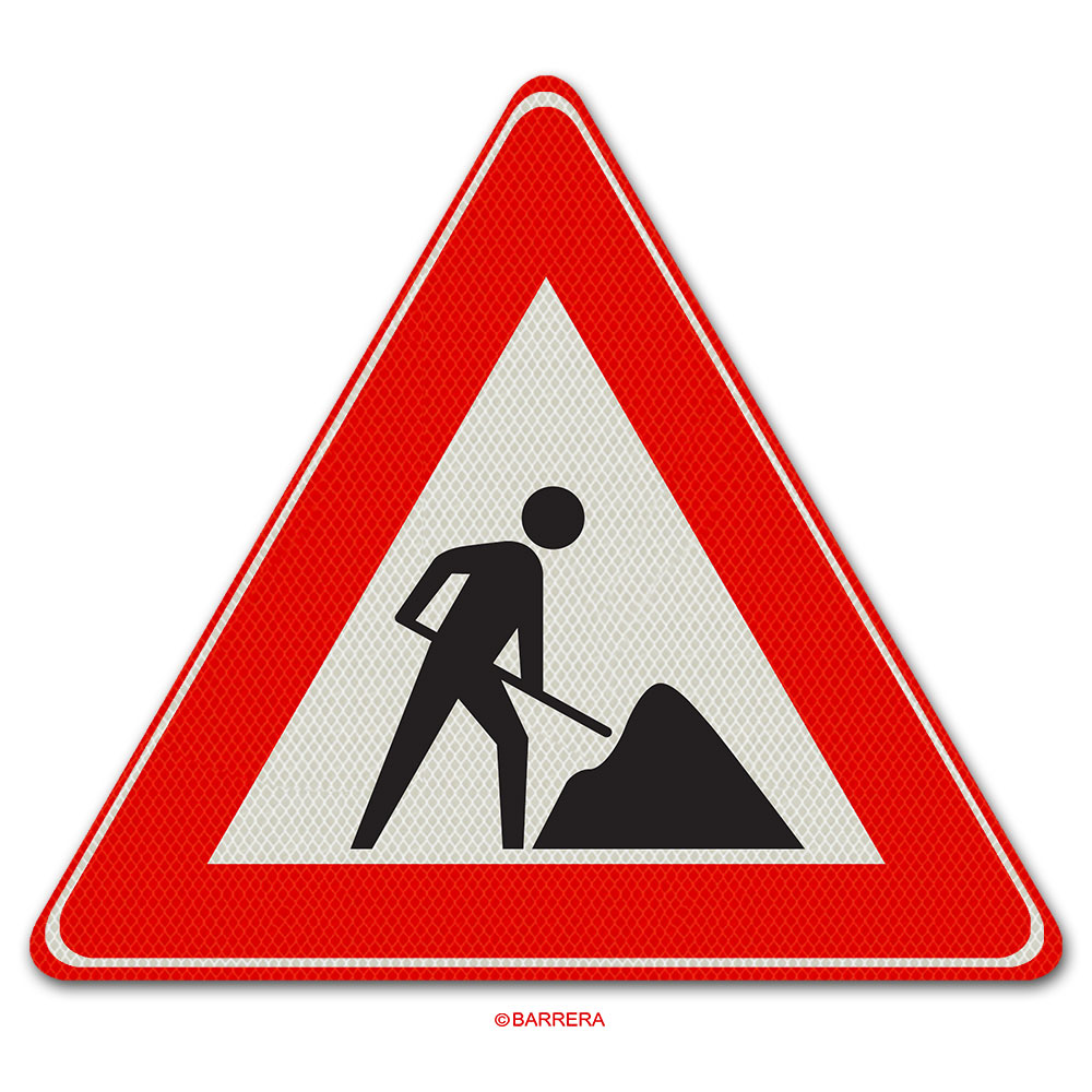 Verkeersbord J16 Werk In Uitvoering Afzethekken nl